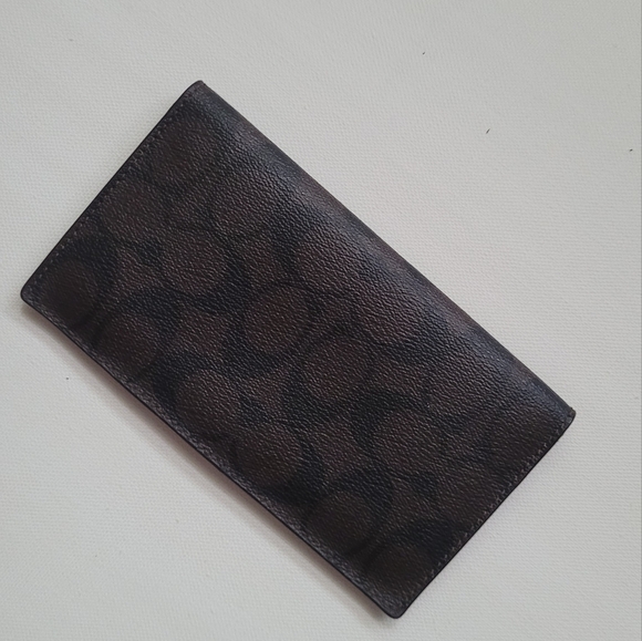 Coach | Bags | Coach Plum Checkbook Wallet | Poshmark